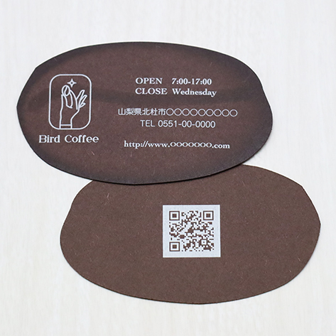 変形・特殊紙・白印刷でオリジナル紙製品//IRODORI paper