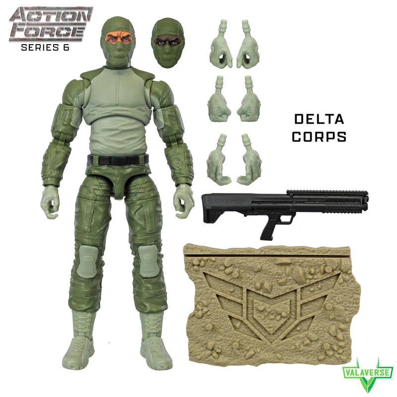 Valaverse Action Force Series 6 Delta Corps 6-Inch Action Figure｜Varicaide
