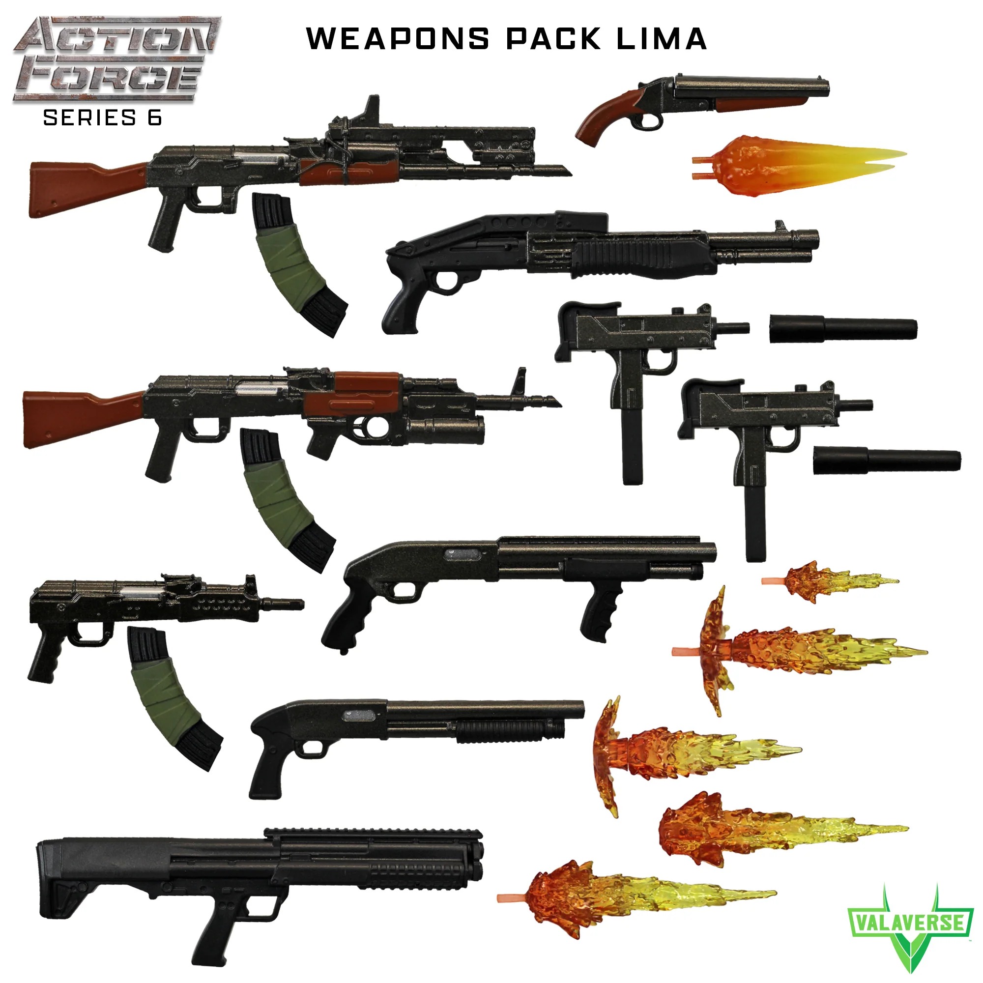 Valaverse Action Force Series 6 Weapons Pack Lima 1/12 Scale｜Varicaide